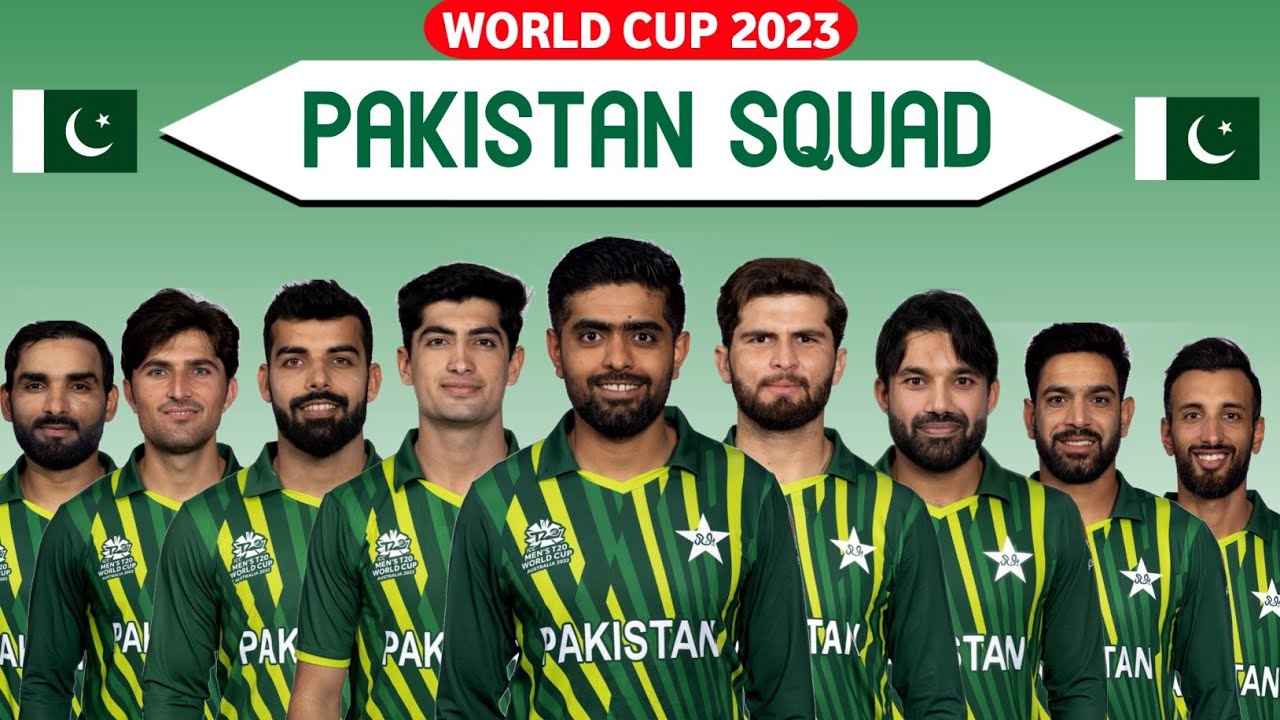 Pakistan Team Squad and Match Schedule for ICC World Cup 2023 - Sportsmonks